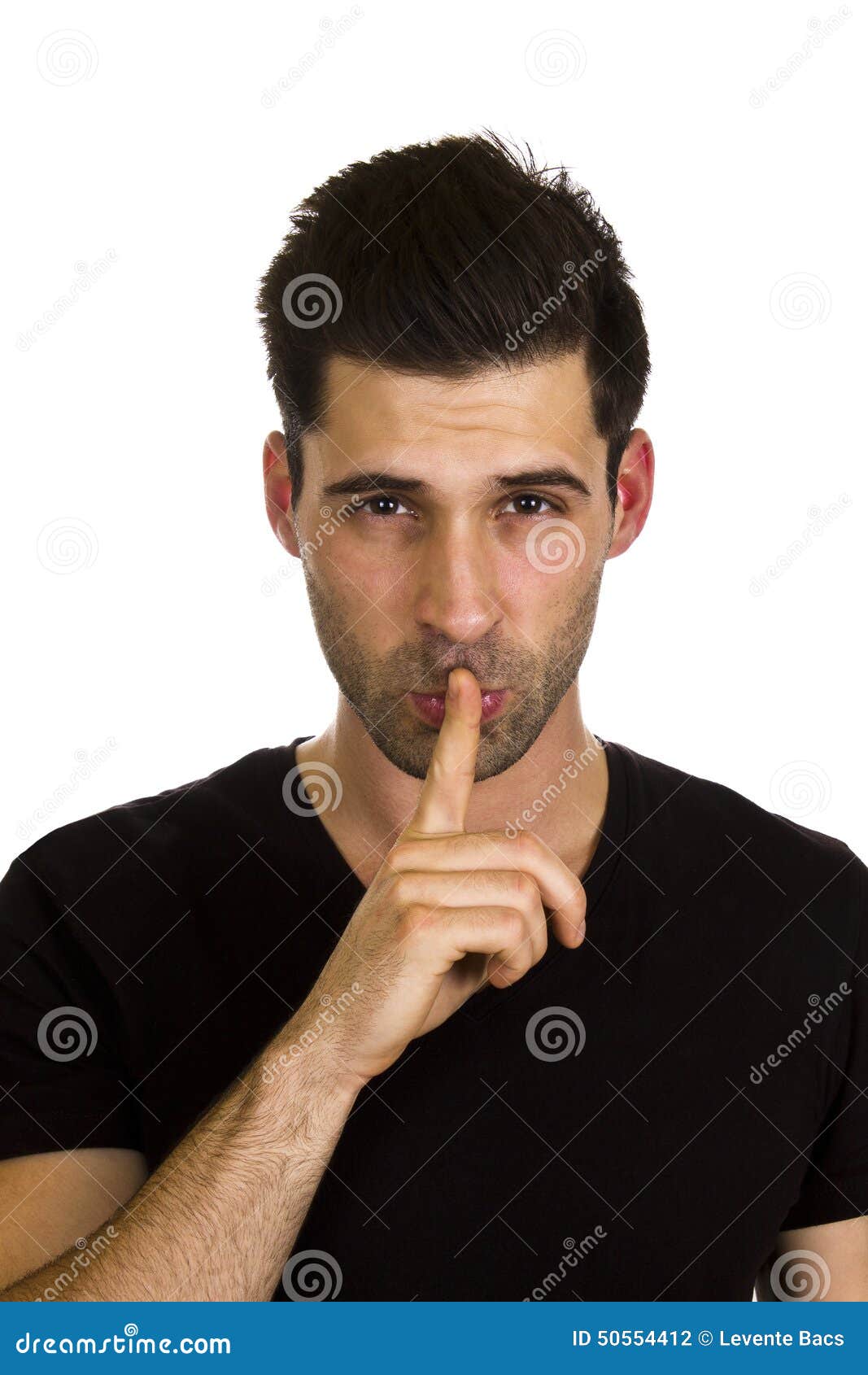 I keep this secret stock photo. Image of male, effect - 50554412