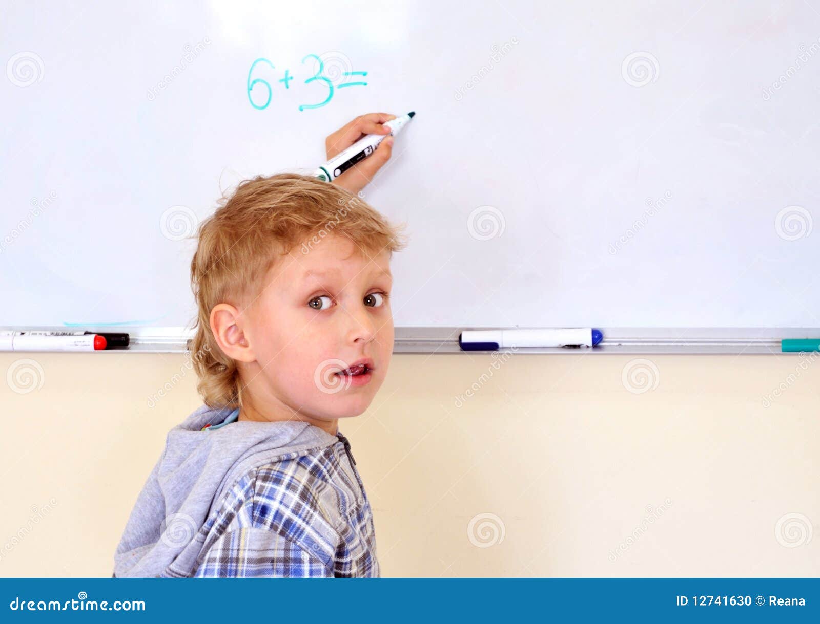 I know answer stock photo. Image of gladness, crayon - 12741630