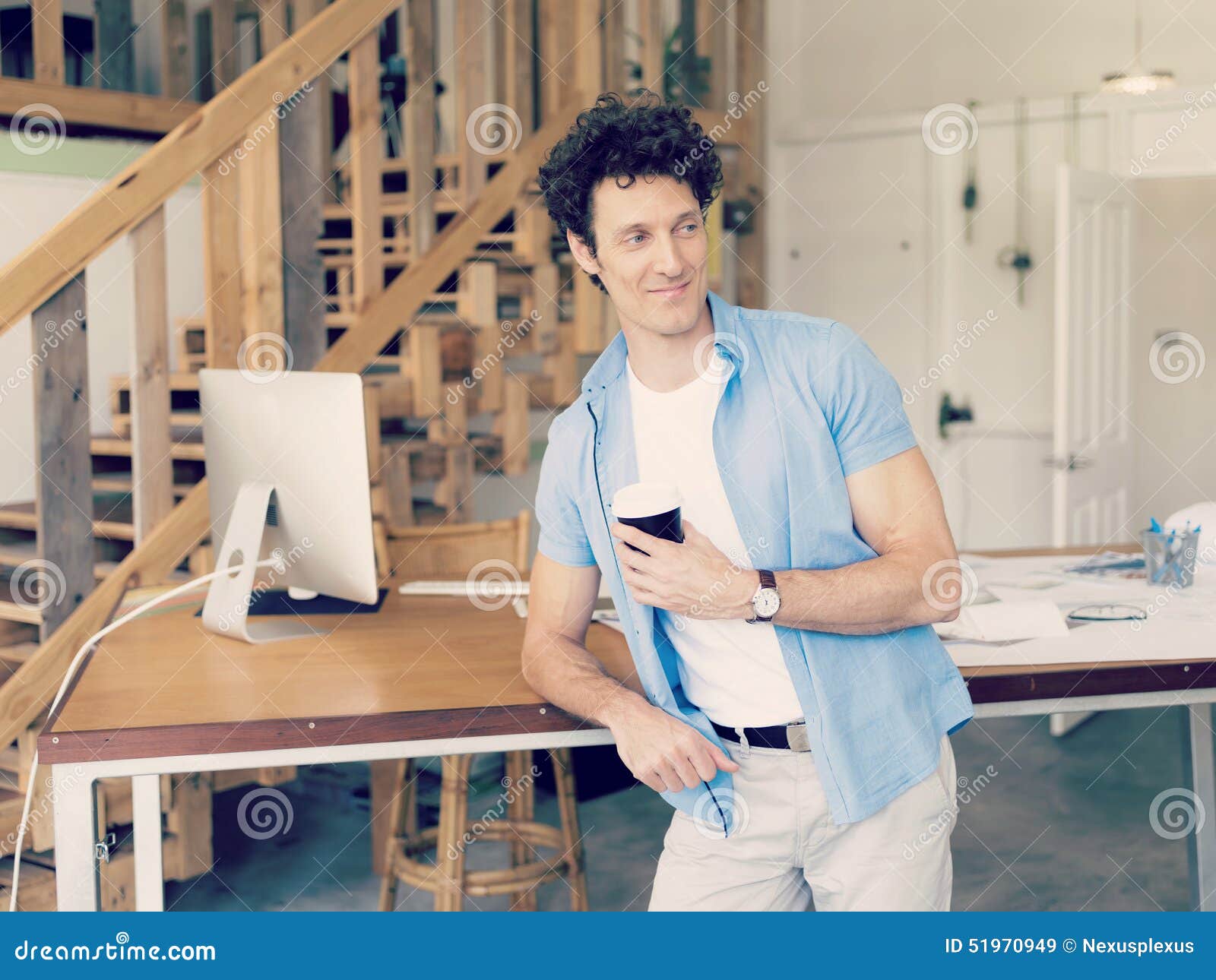 I Know that Everything is Possible Stock Image - Image of worker ...