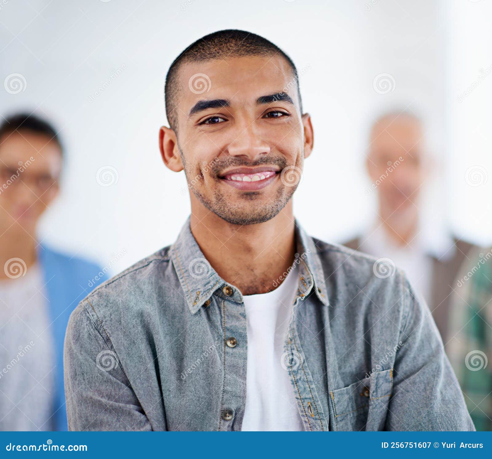 I Know Where Im Going. Proud Looking Young Man with People in the ...