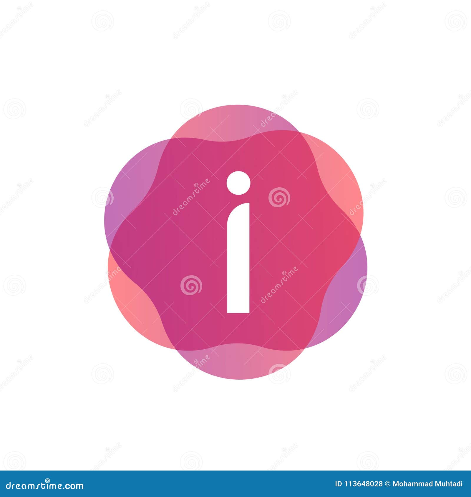 I Letter Logo Design stock illustration. Illustration of bussines ...