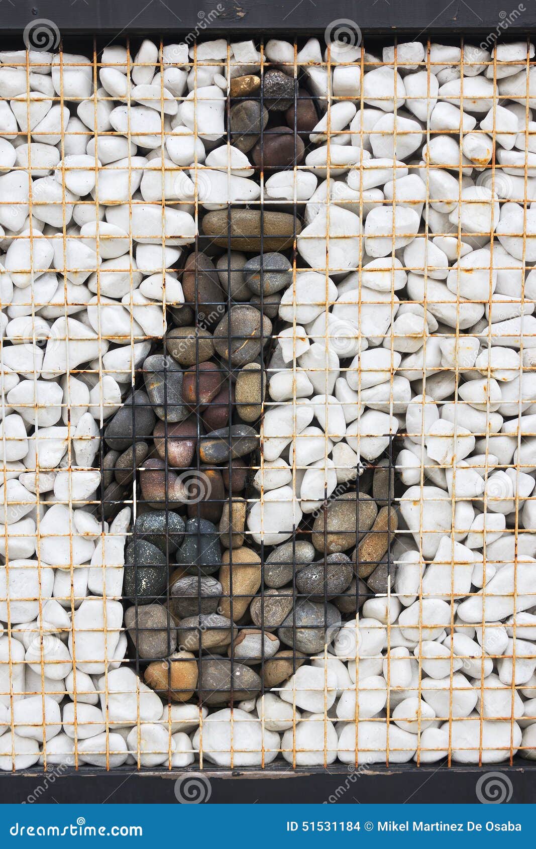 I Letter Sign Made with Stones Stock Photo - Image of tourist, letter ...