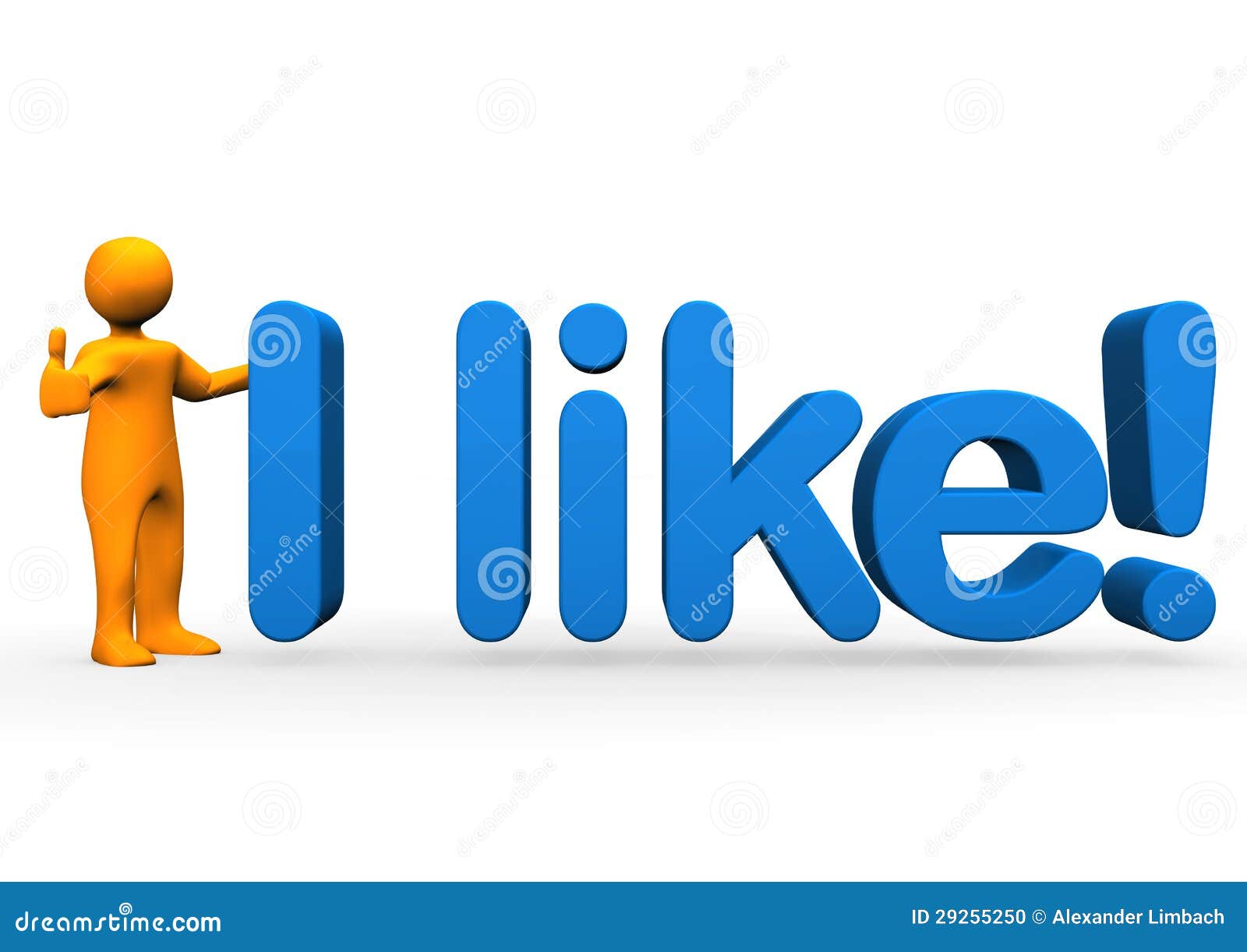 I Like stock illustration. Illustration of advice, character - 29255250