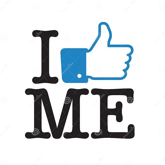 I like me editorial stock photo. Illustration of humor - 24379778