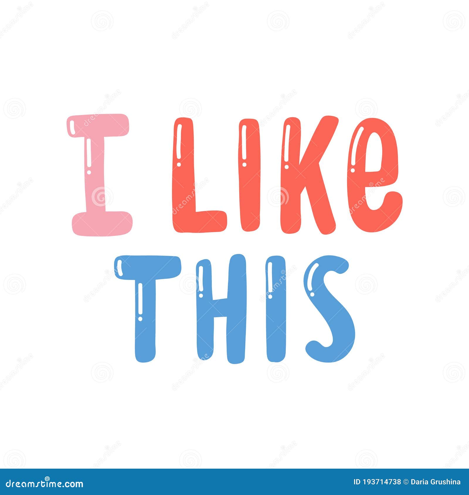 I Like this. Placard Template with Calligraphic Design Flat Design ...