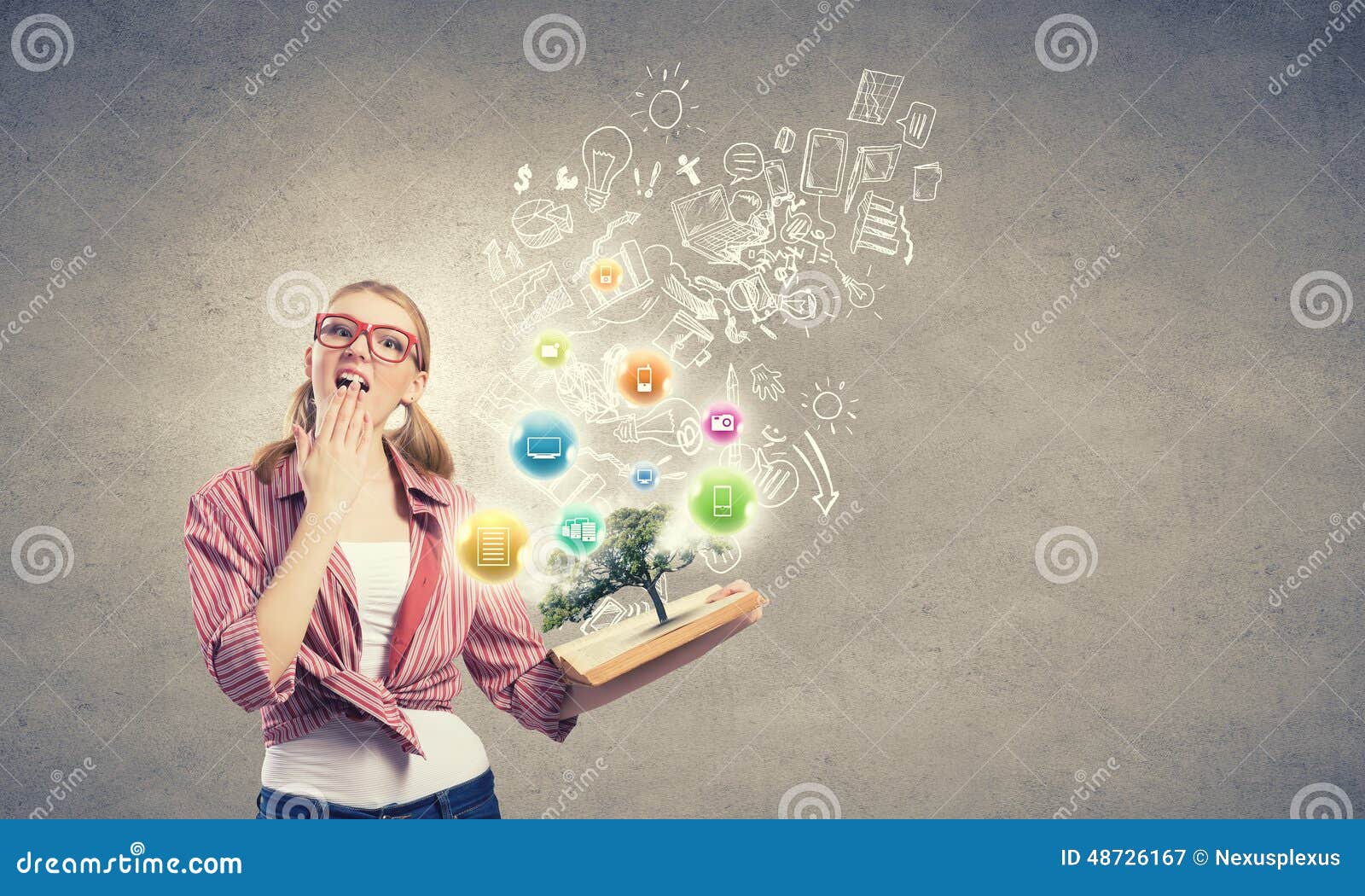 I like reading stock image. Image of story, intelligent - 48726167