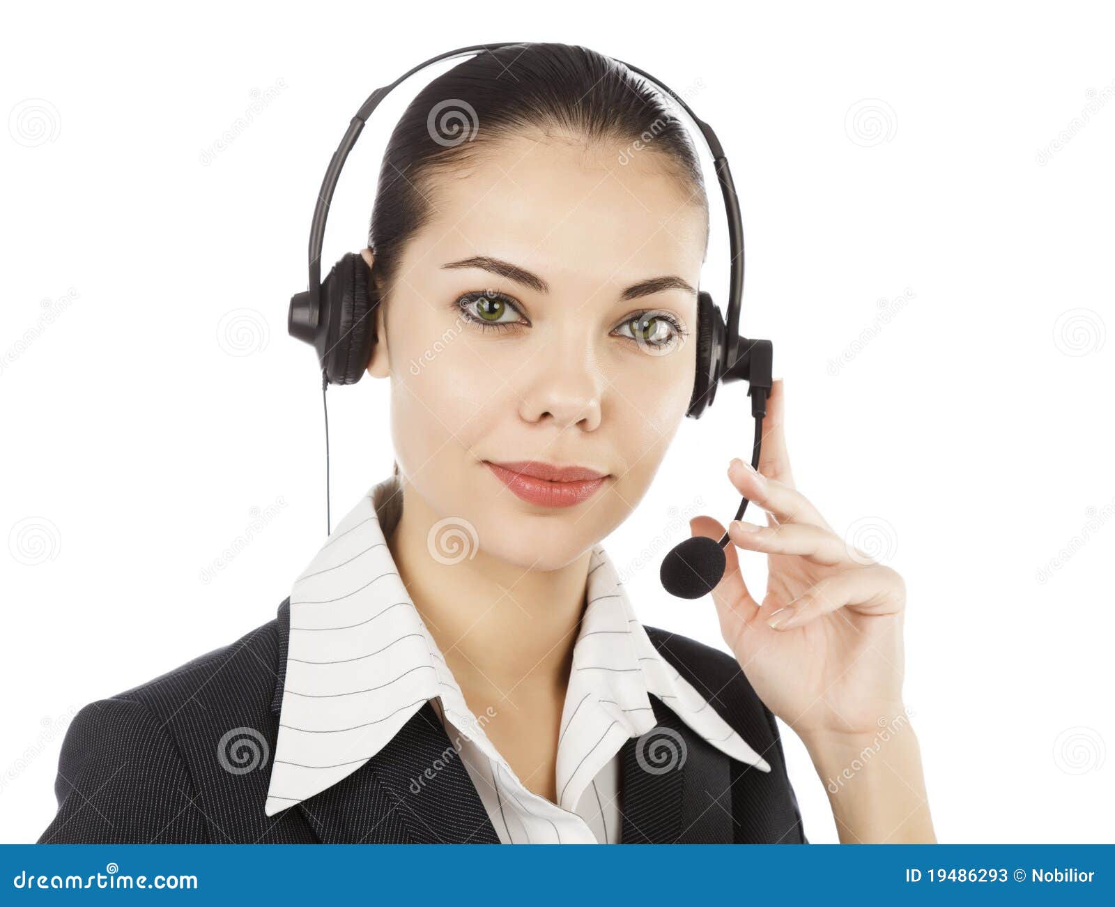 I Ll Be Happy To Assist You! Stock Image - Image of attractive ...