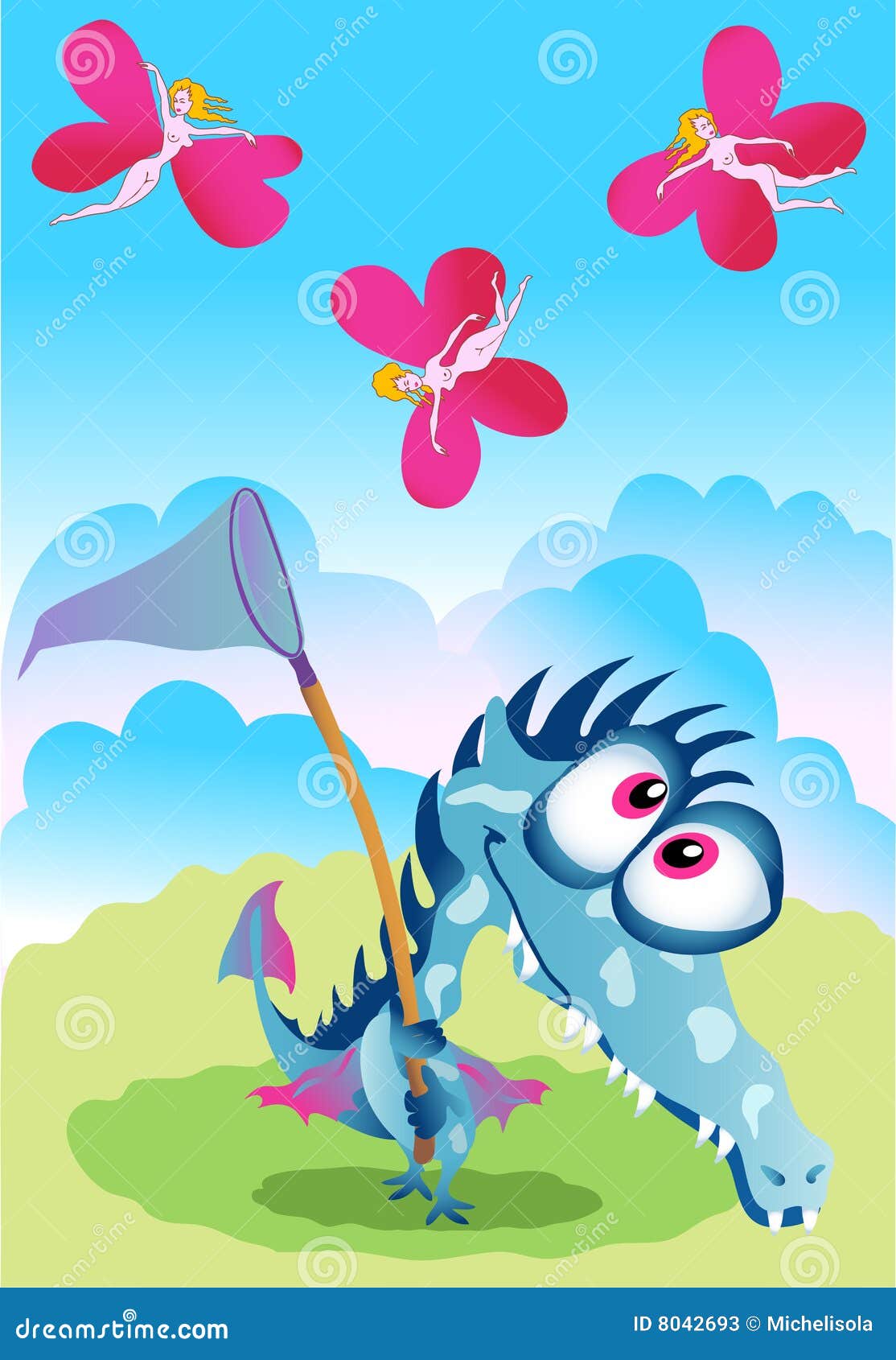 I ll catch You! stock vector. Illustration of catch, humor - 8042693