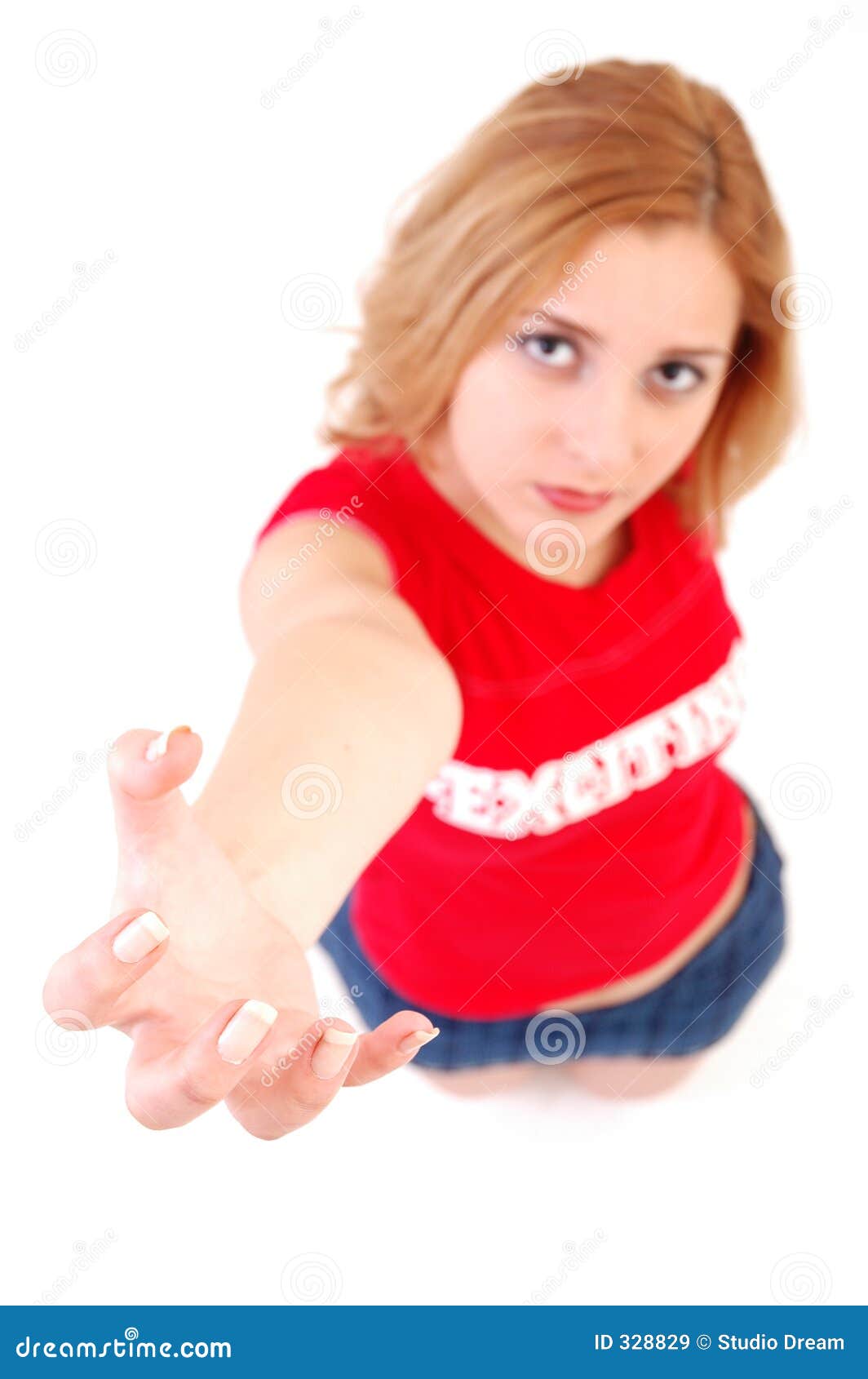 I ll grab you! stock image. Image of youthful, hold, skirt - 328829