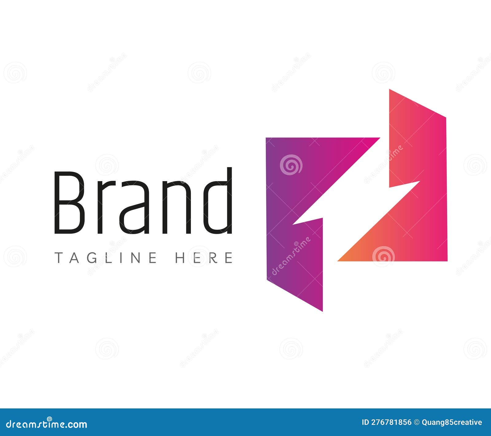 Letter I Logo Design. Letter I with Lightning Logo Stock Vector ...