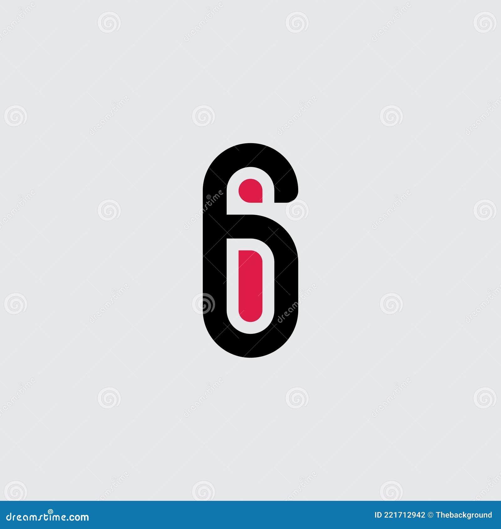 I6 or 6I - Logotype. Vector Design Element or Icon Stock Vector ...