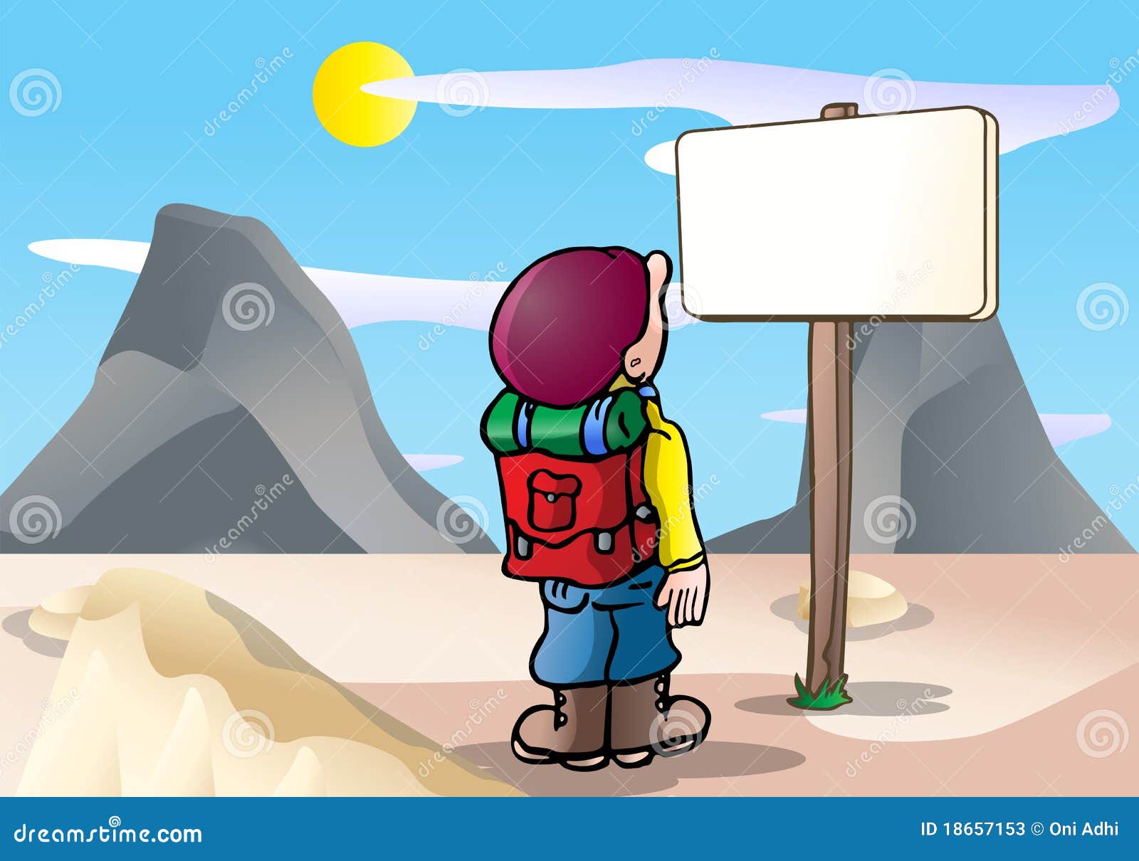 I am lost! stock illustration. Illustration of cute, business - 18657153
