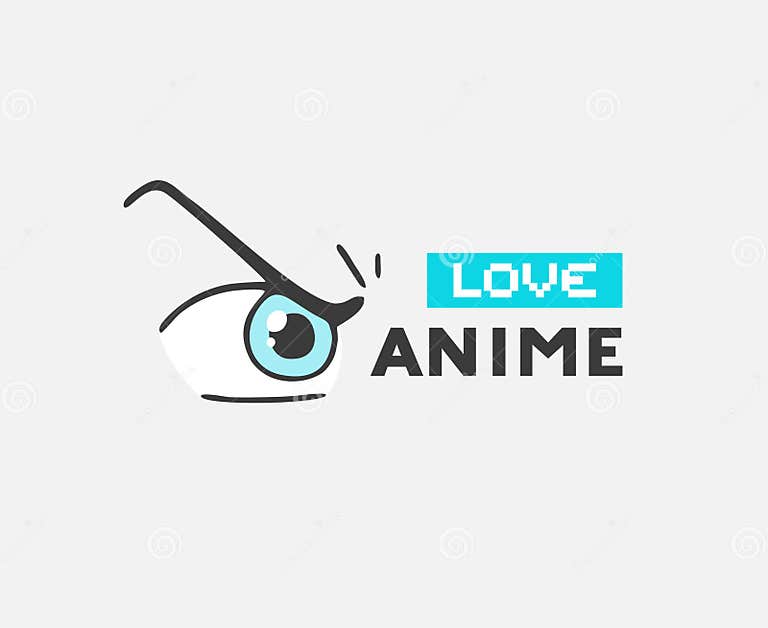 I love anime message stock illustration. Illustration of beautiful ...