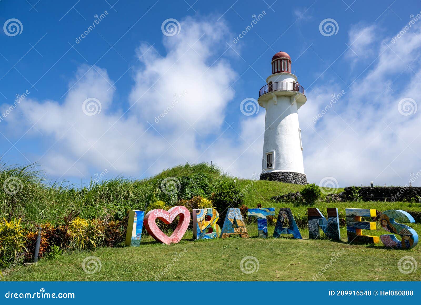 I Love Batanes in Front of Lighthouse Basco, Batan Islands, North of ...