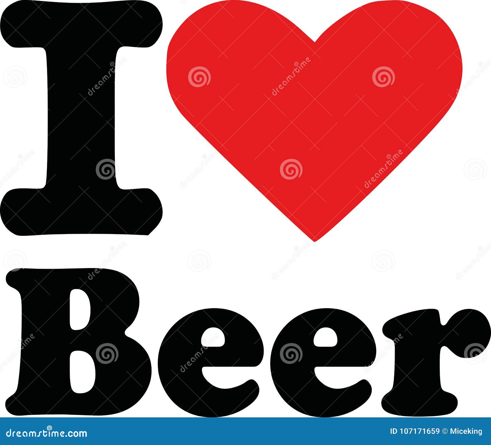 I Love Beer Rebus On Dark Background Cartoon Vector | CartoonDealer.com ...