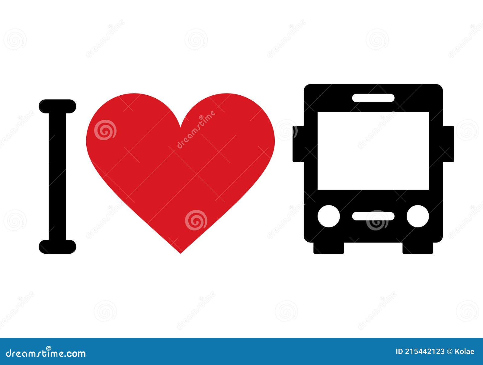 I love buses stock vector. Illustration of passenger - 215442123