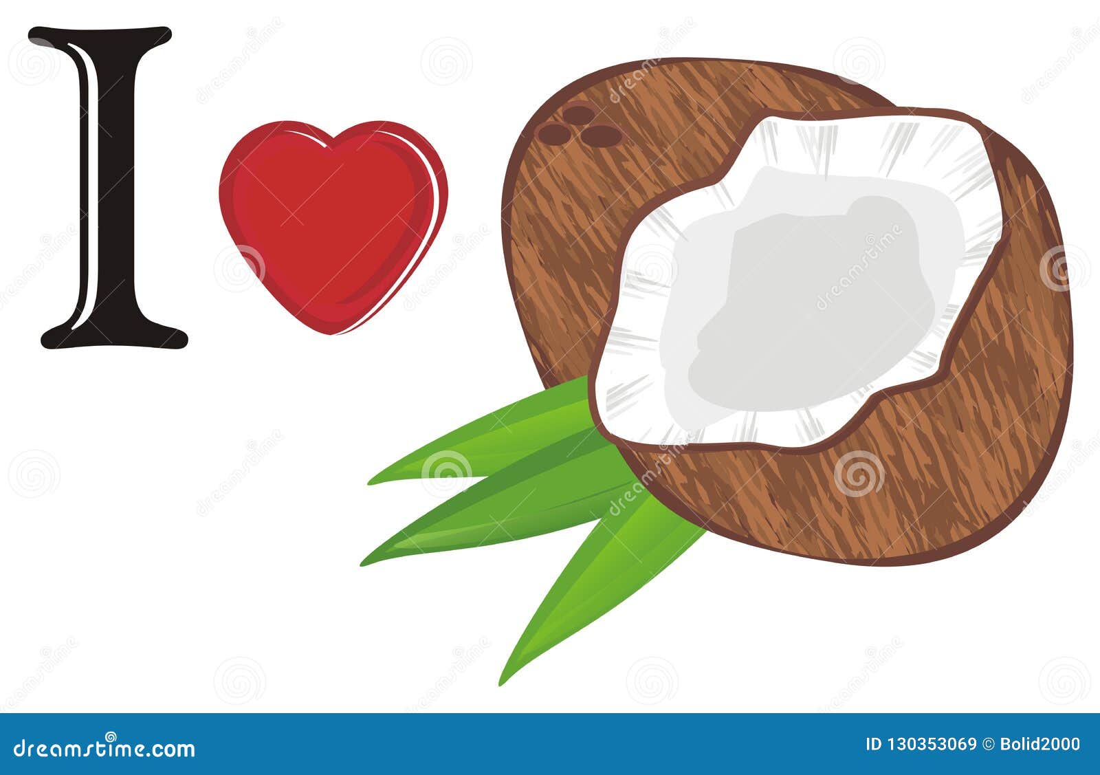 I love coconut stock illustration. Illustration of tropics - 130353069