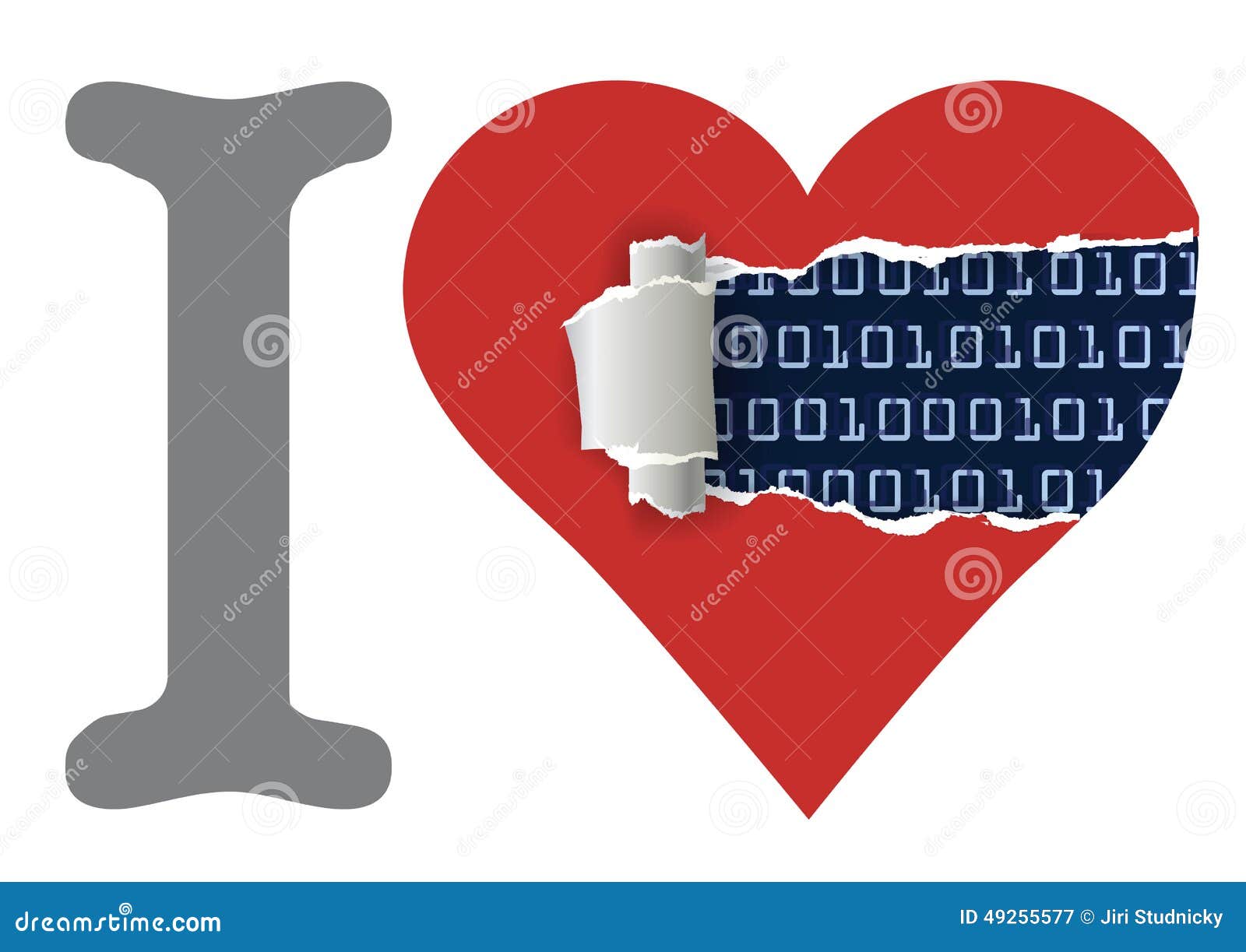 I love computers. stock vector. Illustration of cyberspace - 49255577
