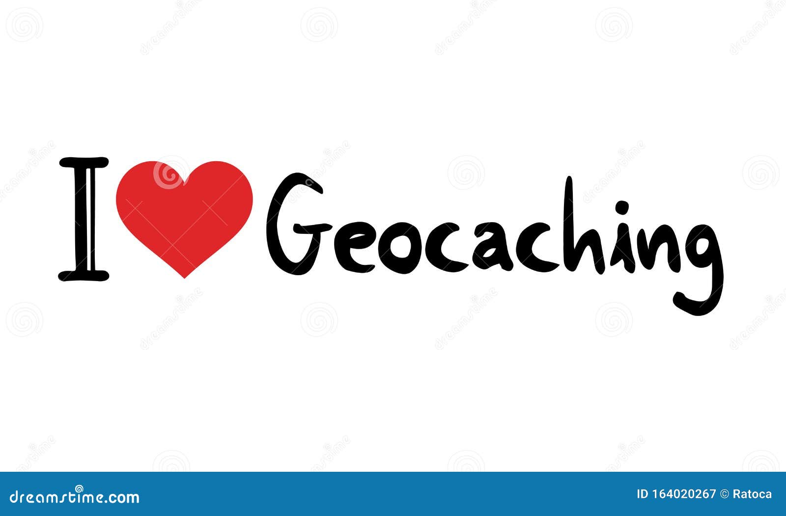 I love geocaching symbol stock vector. Illustration of decoration ...