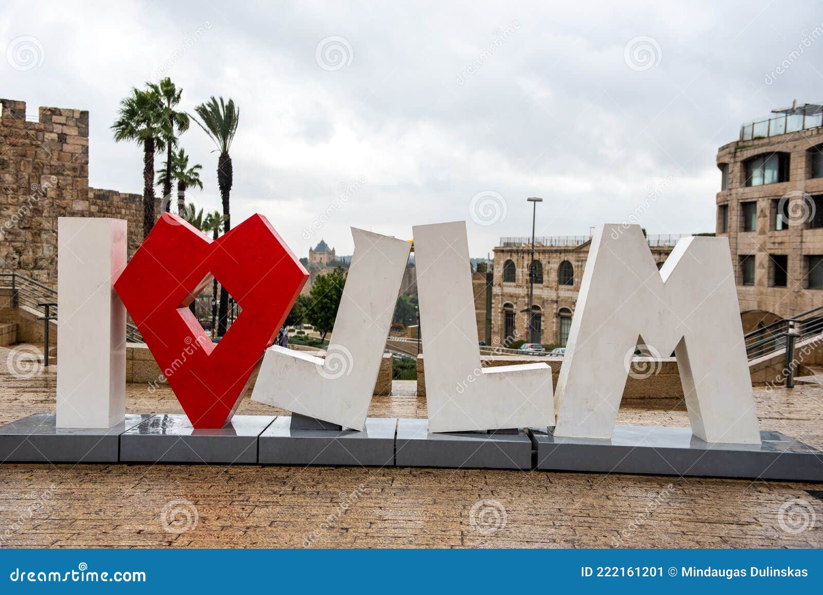 I Love Jerusalem Sign in Jerusalem, Israel Editorial Photo - Image of ...