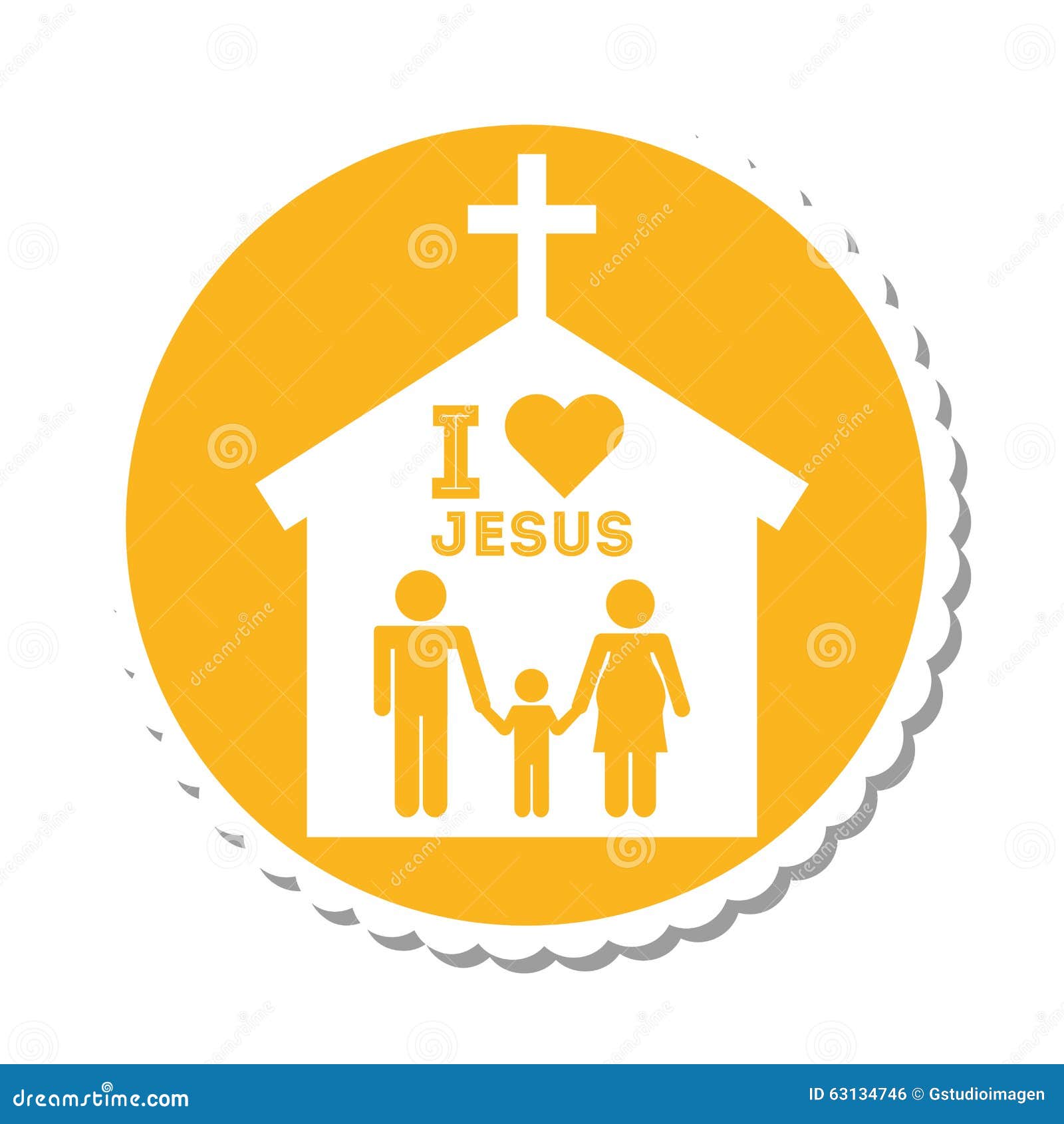I love jesus design stock vector. Illustration of mother - 63134746