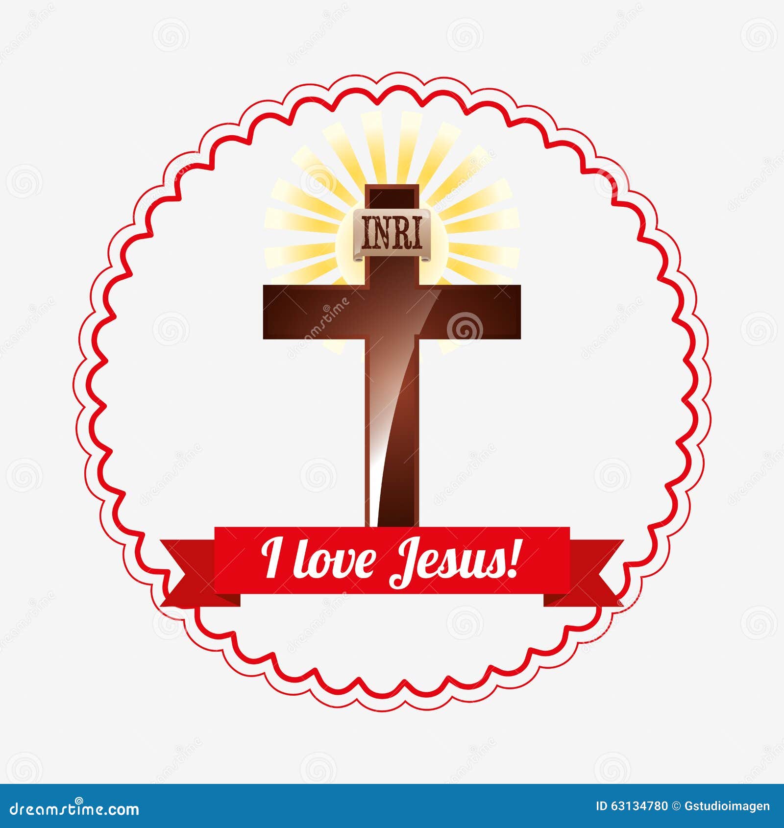 I love jesus design stock vector. Illustration of lace - 63134780