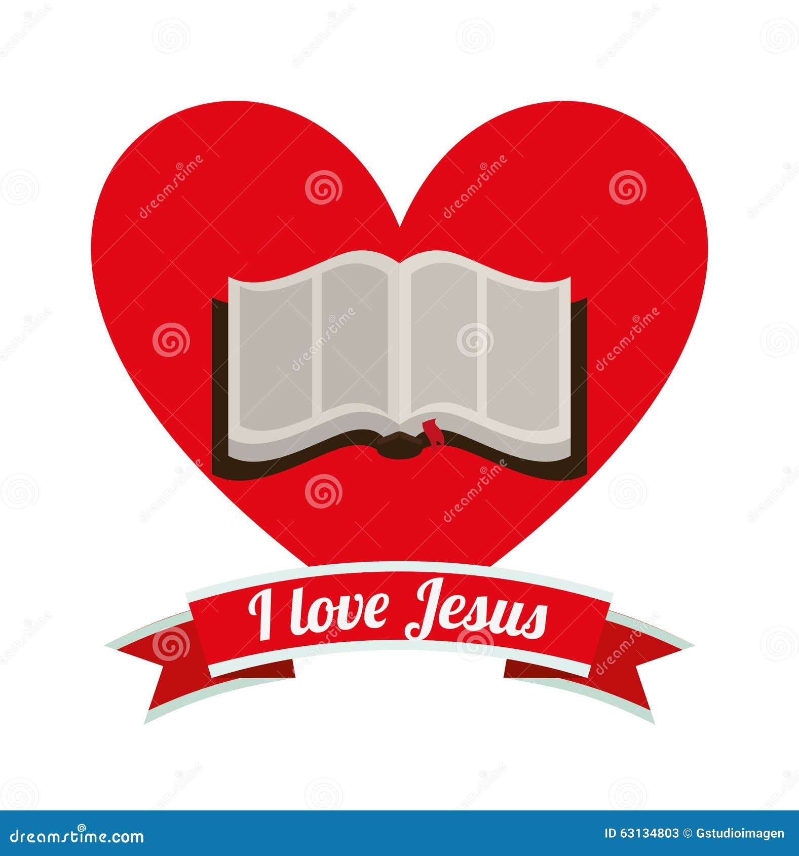 I love jesus design stock vector. Illustration of faith - 63134803