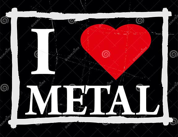 I love metal stock illustration. Illustration of shadow - 24767958