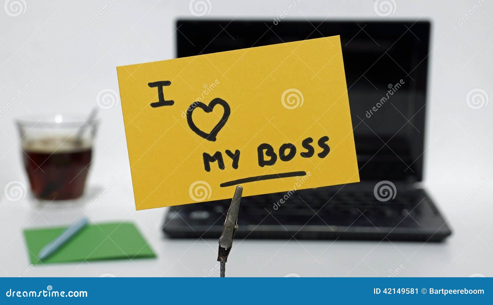 I love my boss stock image. Image of money, relations - 42149581