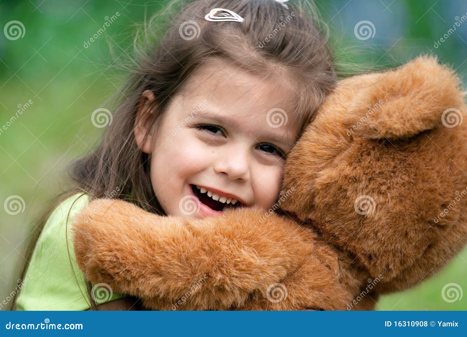 I love my Teddy stock photo. Image of green, looking - 16310908