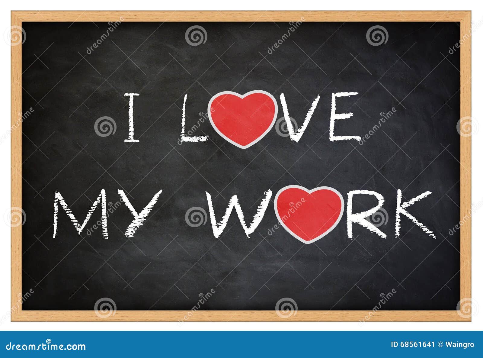 I Love My Work stock image. Image of happy, company, career - 68561641