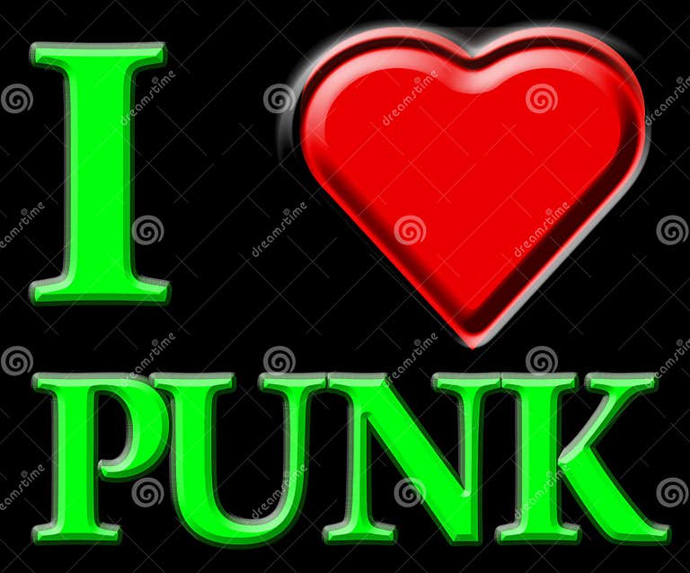 I love punk stock illustration. Illustration of green - 6124849