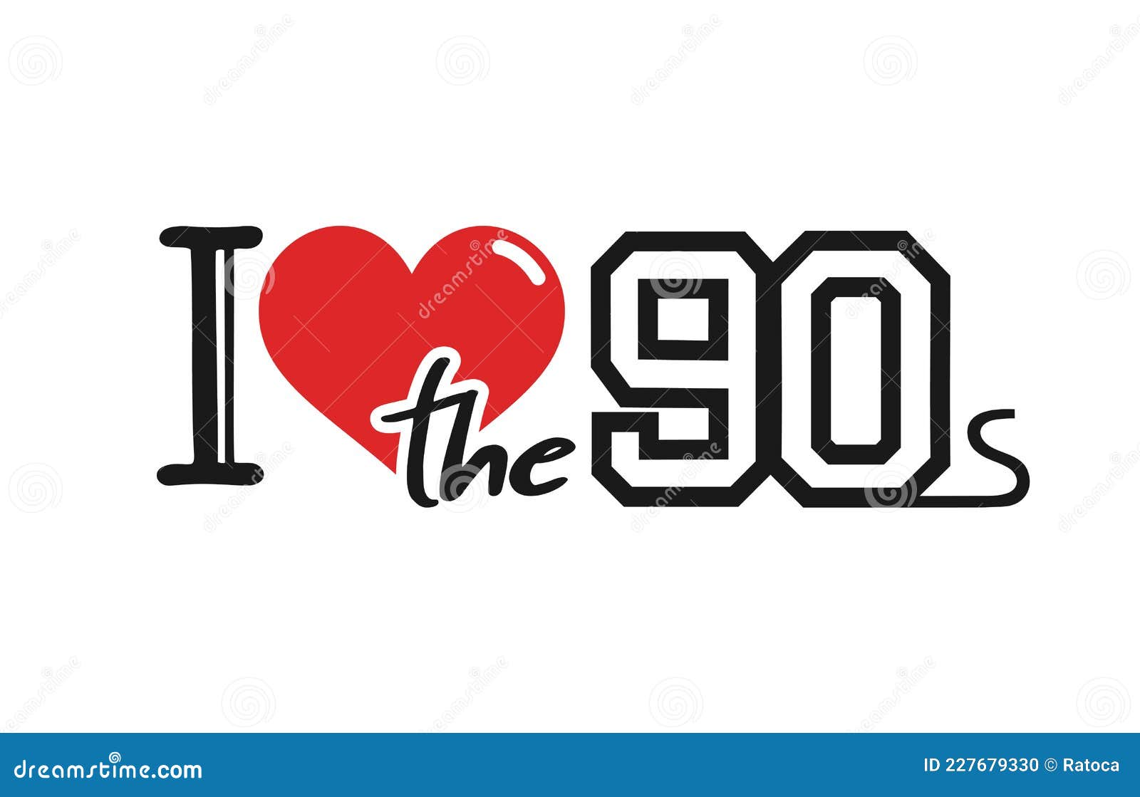 80s Decade Symbol Vector Illustration | CartoonDealer.com #113963460