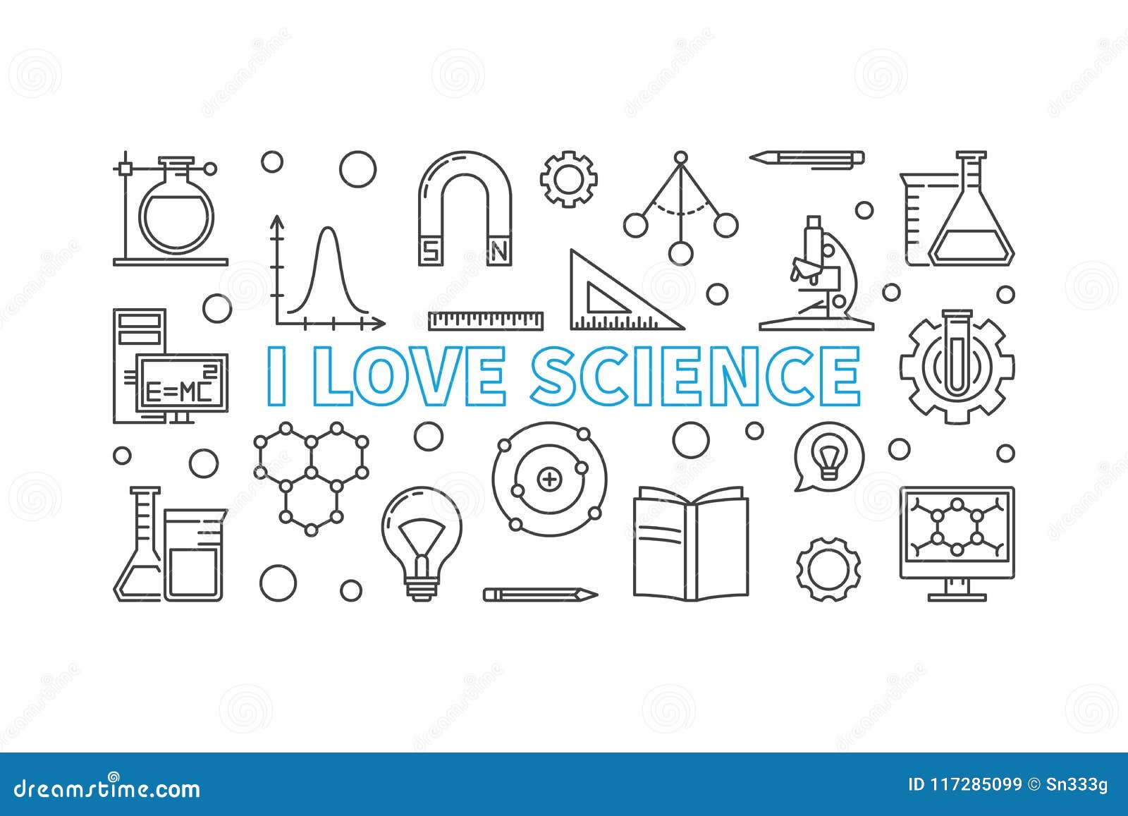 In Love Science Beaker Mascot Cartoon | CartoonDealer.com #122264953