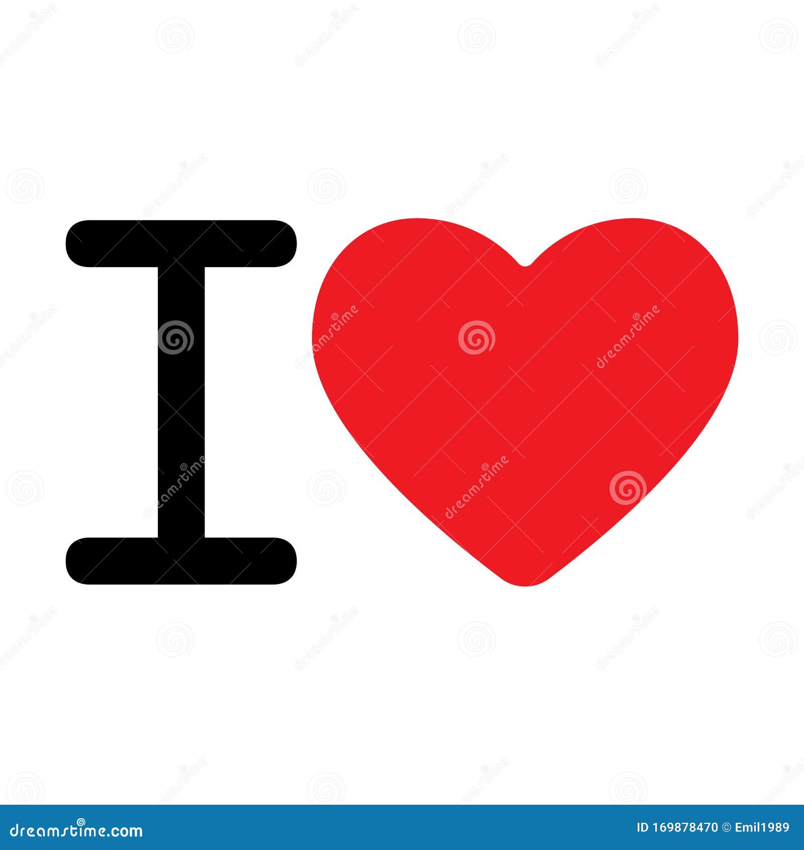 I Love Sign with Heart Icon Stock Vector - Illustration of handwritten ...