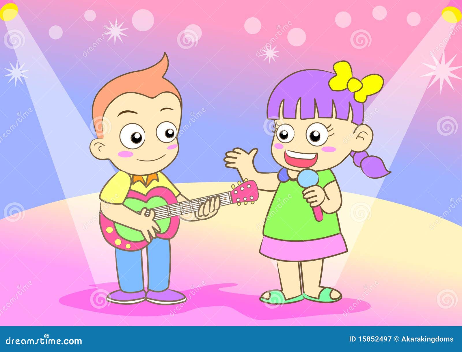 I love singing stock illustration. Illustration of heart - 15852497