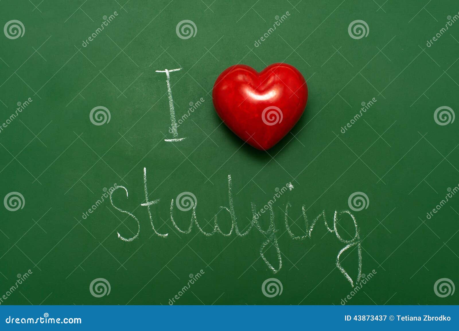 I love studying stock image. Image of education, learn - 43873437