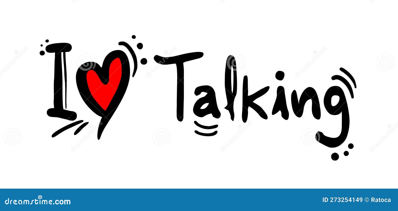 I love talking message stock illustration. Illustration of symbol ...