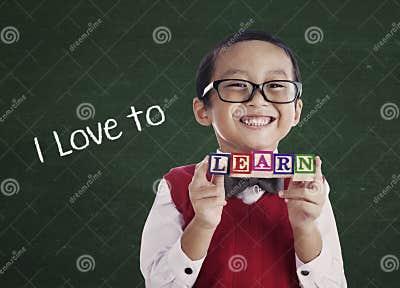 I love to learn stock photo. Image of learning, preschool - 26080260