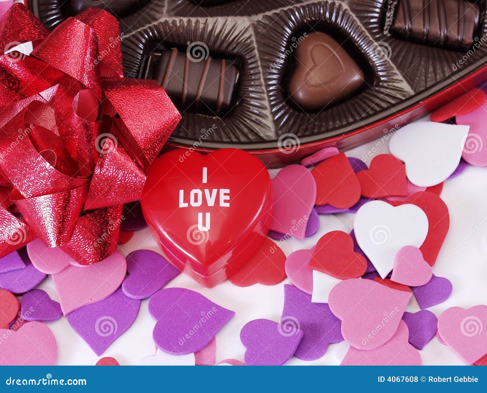 I Love U Hearts stock photo. Image of shaped, valentines - 4067608