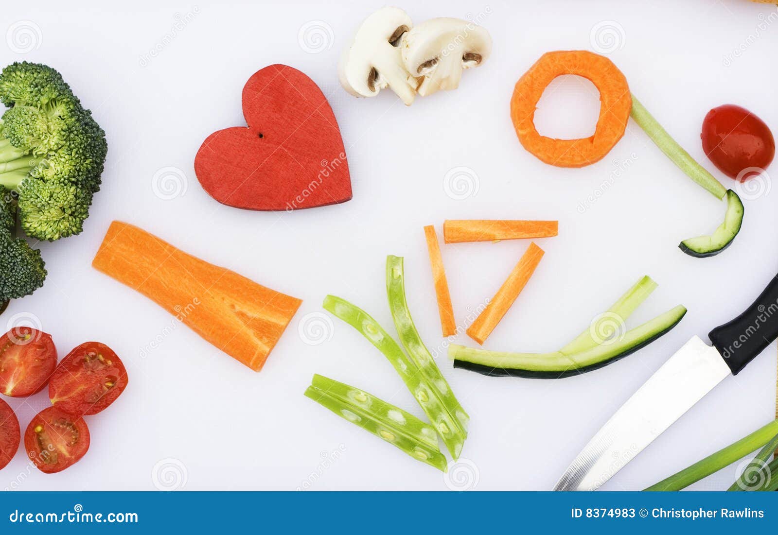 I love Veg stock image. Image of freshness, meal, clean - 8374983