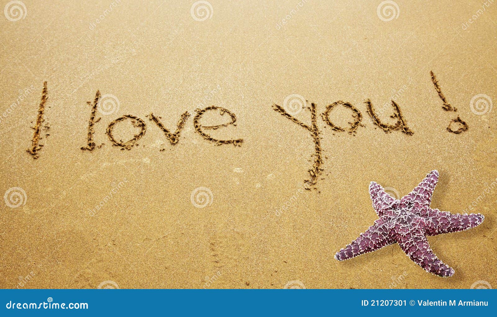 I LOVE YOU stock image. Image of water, ocean, text, message - 21207301