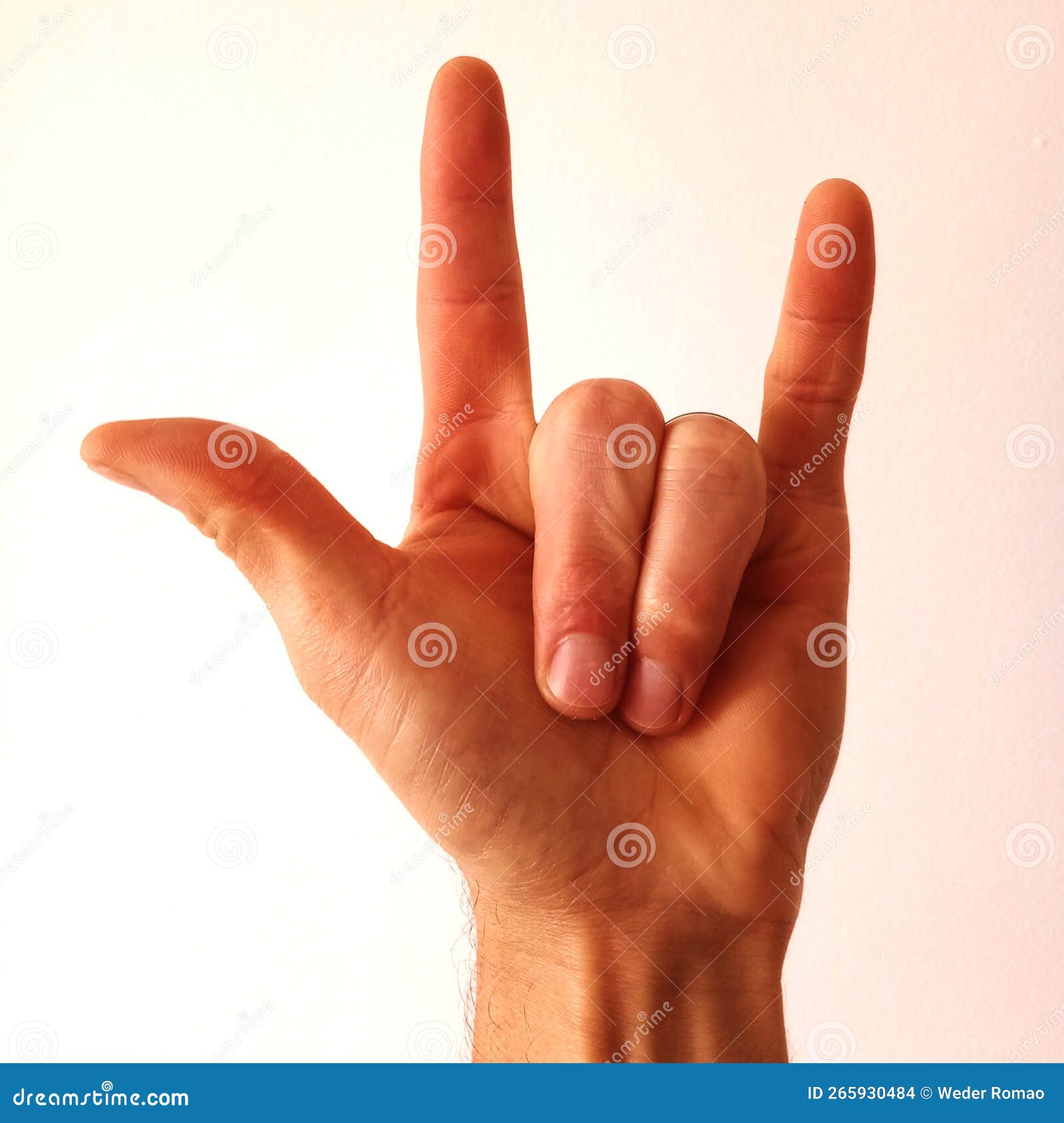 I Love You in American Sign Language Stock Photo - Image of american ...
