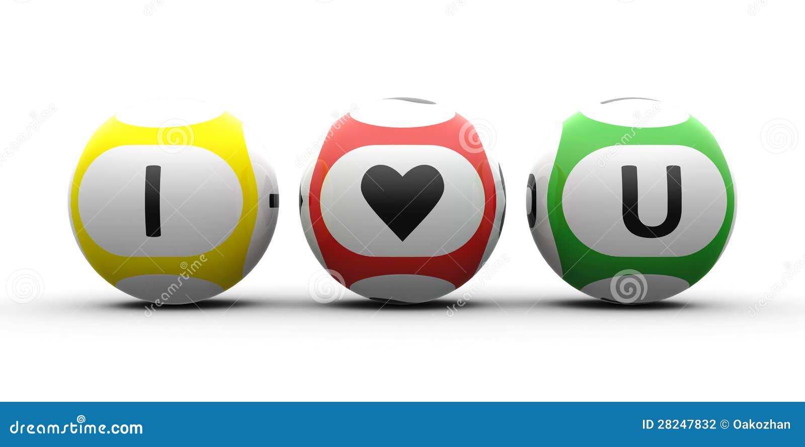 I love You. Balls stock illustration. Illustration of dating - 28247832
