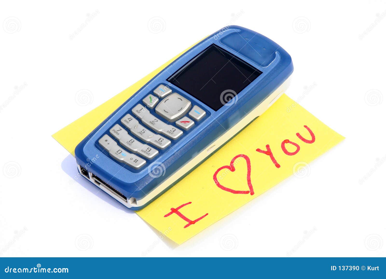 I love you call stock photo. Image of portable, concept - 137390
