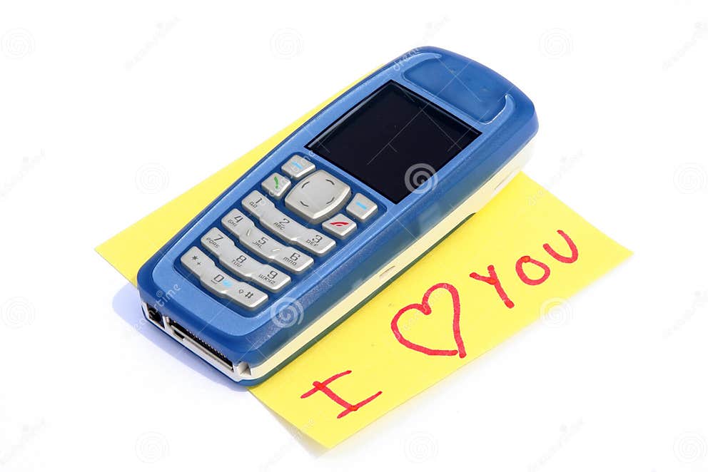 I love you call stock photo. Image of portable, concept - 137390