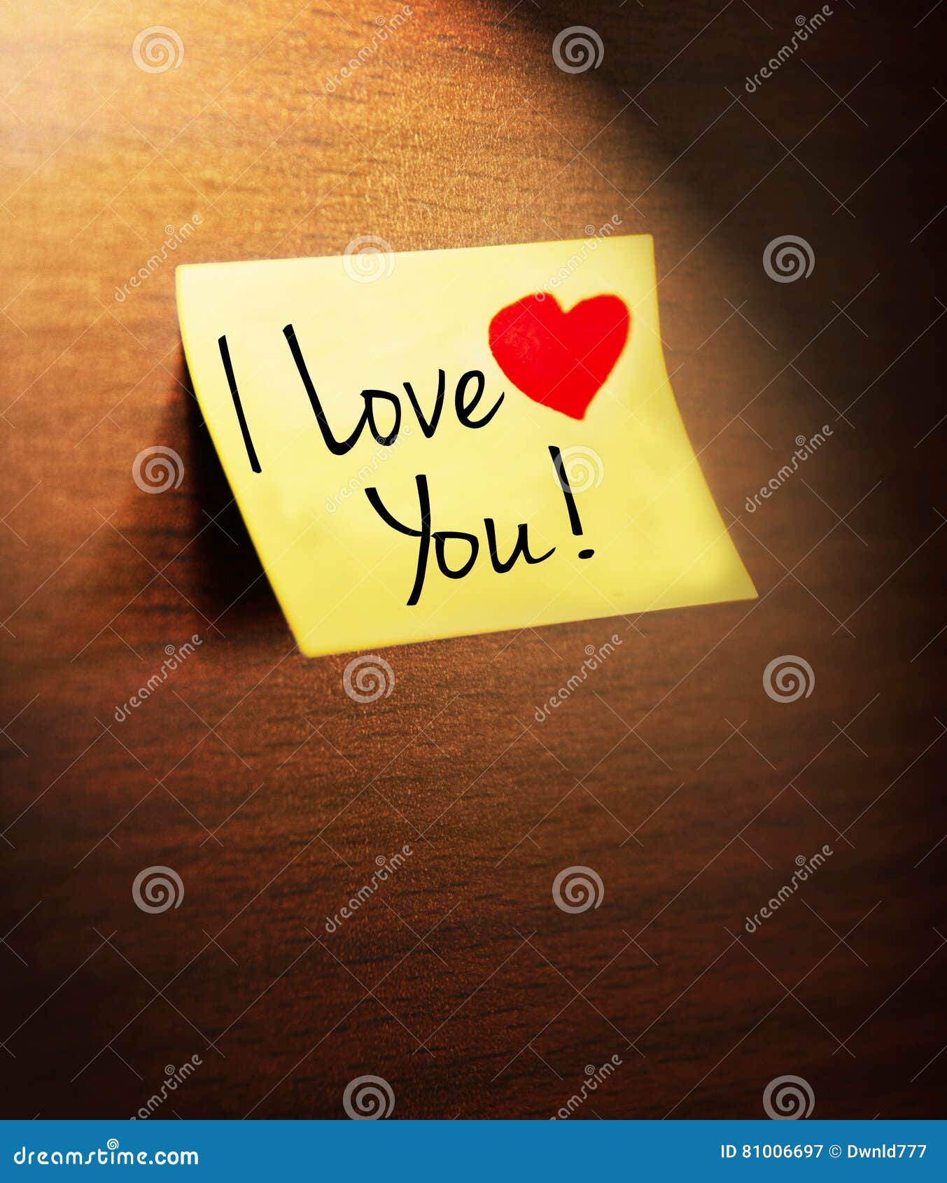 I love you handwritten stock image. Image of notice, post - 81006697