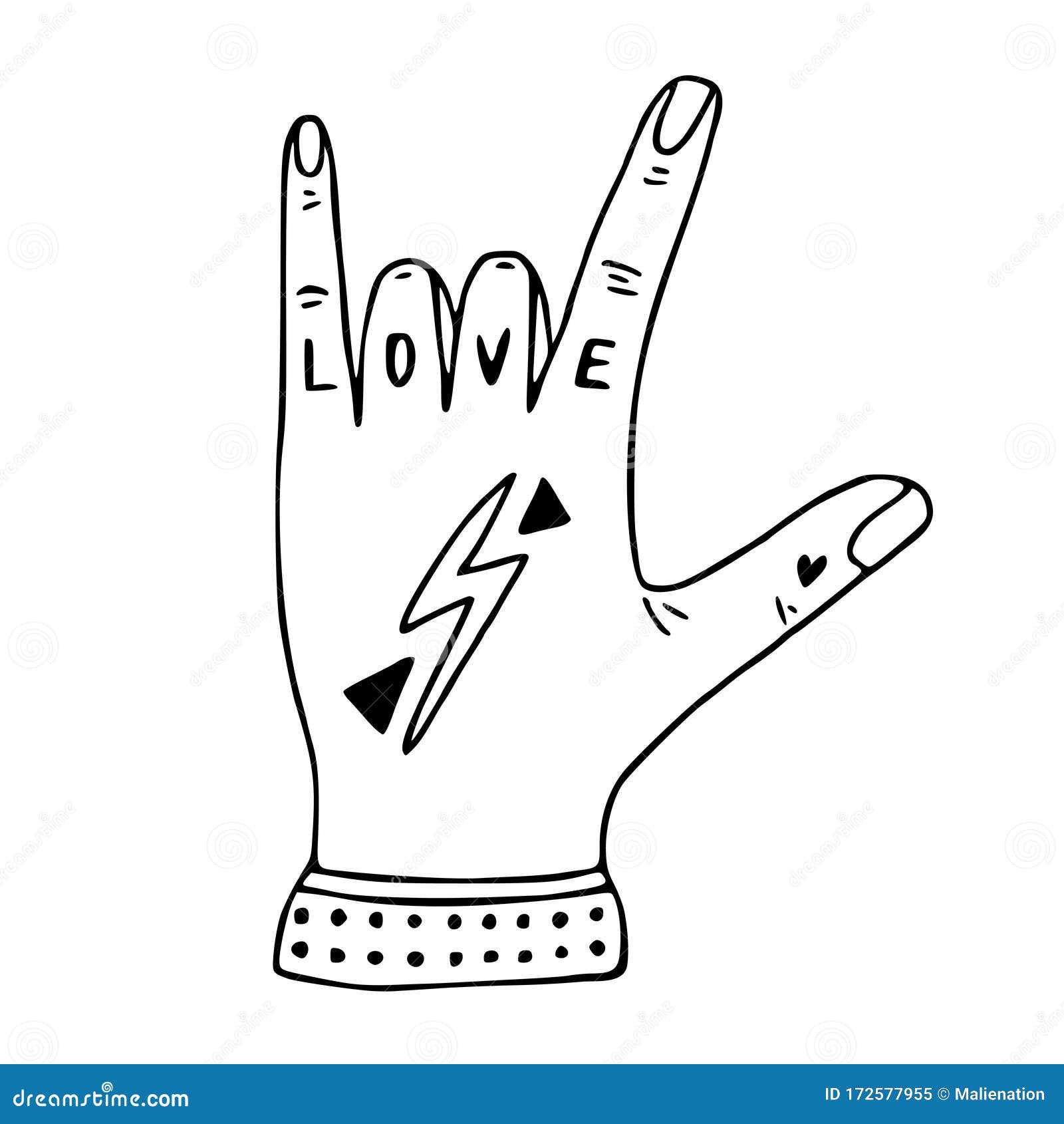 I love you. ILY sign icon stock vector. Illustration of isolated ...