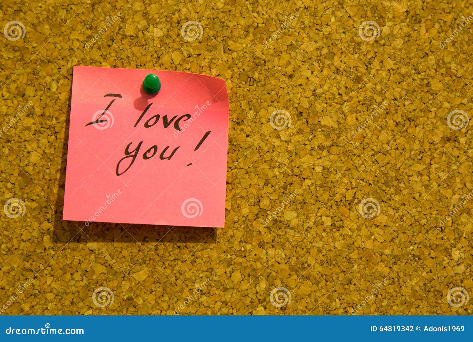 I love you post-it note stock photo. Image of romance - 64819342