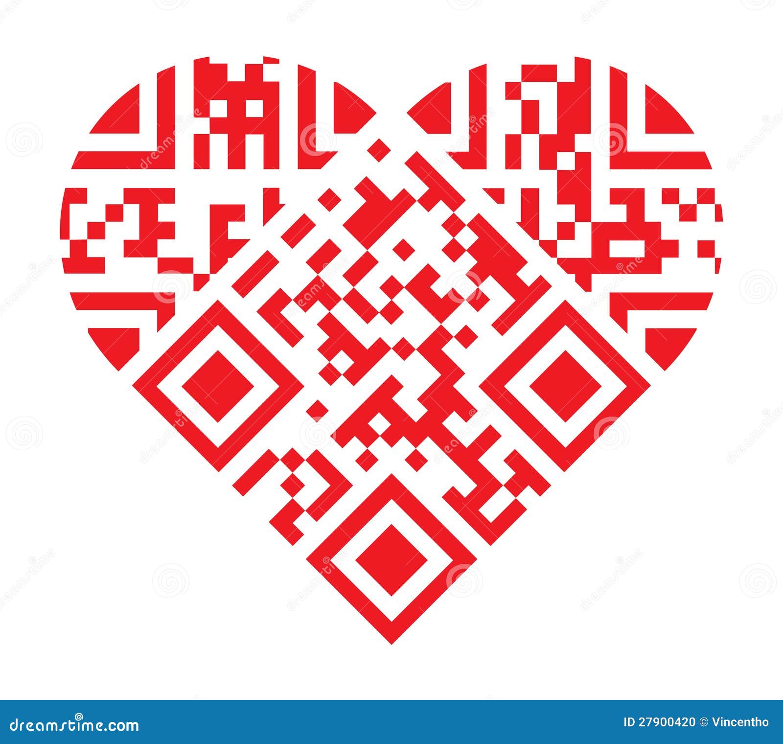 I Love You QR Code Red Heart Shape Stock Vector - Illustration of heart ... I Love You QR Code Red Heart Shape Stock Vector - Illustration of heart ...